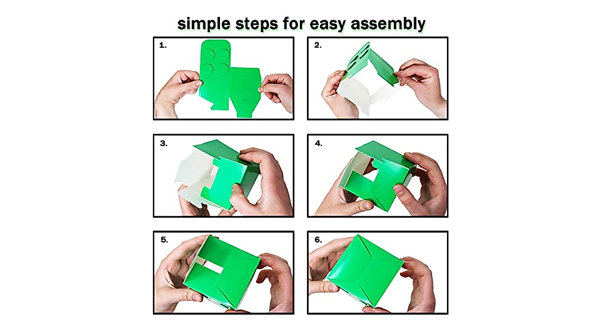 Brick Party Favor Boxes - Fun Building Block Supplies