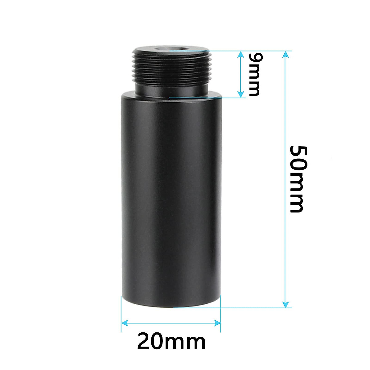 CAMVATE 5/8"-27 Female to 5/8"-27 Male Microphone Screw for Blue Yeti Nanos Mounting on Standard Blue Yeti Shock Mounts(2 inch, 2 Pieces) - 2553