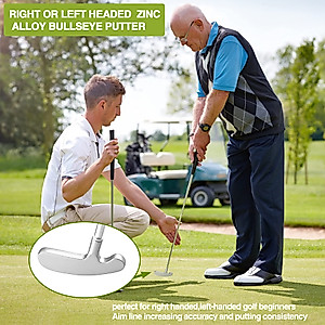 Asyxstar Upgraded Golf Putter, Golf Putter for Him Her - 33" Two Ways Mini Golf Putters for Men Women Kids Right/Left Handed Golfers, Golf Clubs Set with 2 Golf Practice Balls for Any Putting Mat