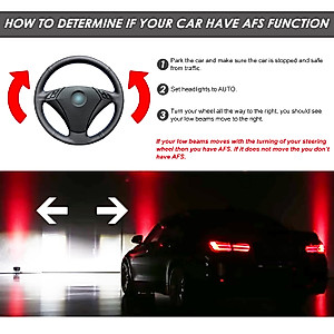 DNA MOTORING HL-3D-AFS-E6008-CH Pair of LED U-Halo Projector Headlights Compatible with BMW 528i 535i 550i M5 08-10 Not Fit Hatchback Model, Chrome Housing Clear Lens