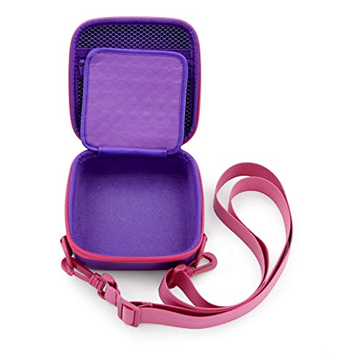 CASEMATIX Toy Camera Travel Case Compatible with VTech KidiZoom Creator Cam Video Camera and Accessories for Cams, Includes Purple Case Only