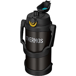 Thermos FJQ-2000 BK Vacuum Insulated Sports Jug, 6.6 gal (2 L) Black