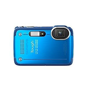 Olympus Stylus TG-630 iHS Digital Camera with 5x Optical Zoom and 3-Inch LCD (Blue) (Old Model)