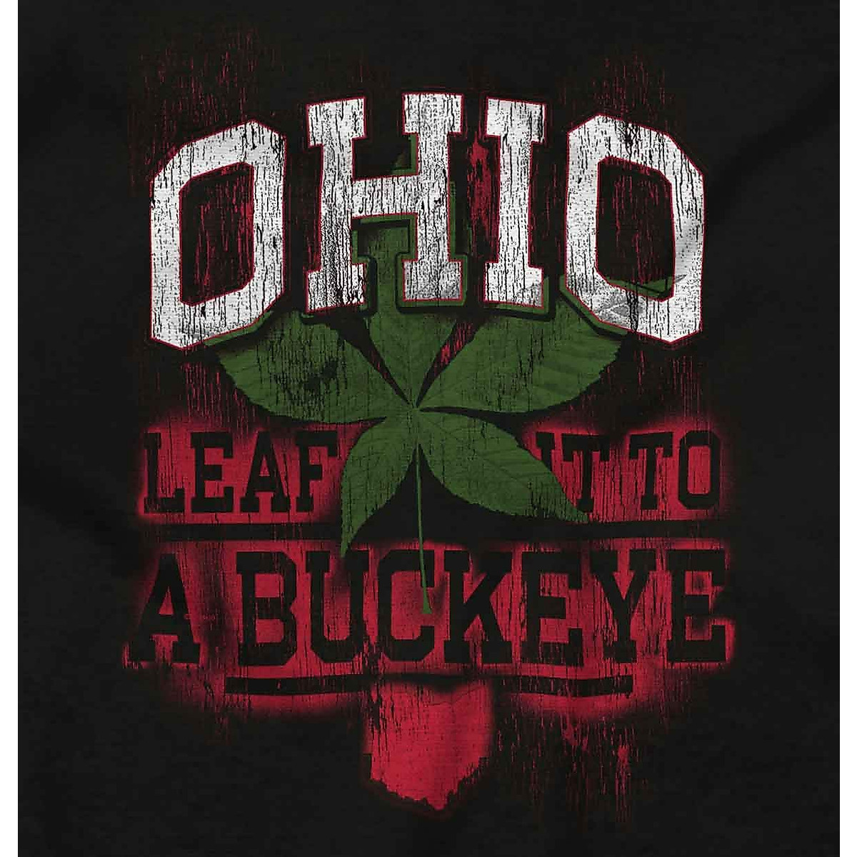 Brisco Brands Ohio Stenciled Buckeye Leaf OH Cool Baby Romper Boys or Girls