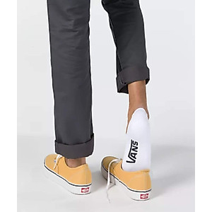 Vans Men's No-Show Socks - 3 Pack - White/Black/Grey - Men's Shoe Size 9.5-13