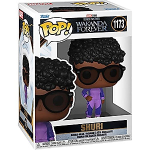 POP Marvel: Black Panther: Wakanda Forever - Shuri Funko Vinyl Figure (Bundled with Compatible Box Protector Case), Multicolored, 3.75 inches