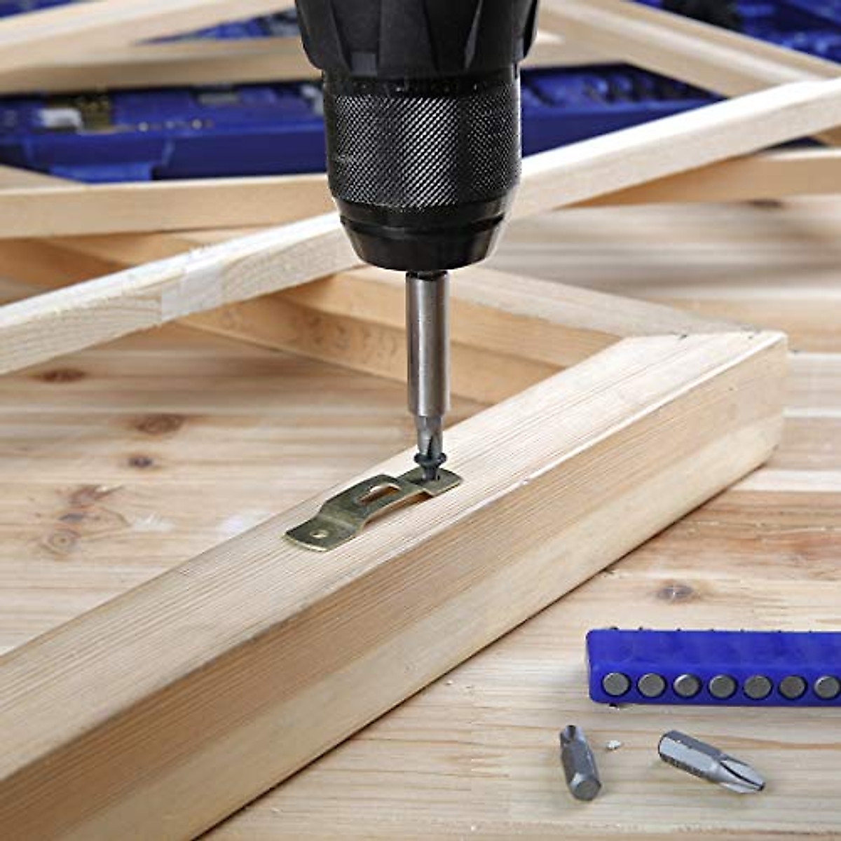 WORKPRO Drill Bit Set, 300-Piece Drill and Driver Accessory Set for Metal, Wood, Cement Concrete and Plastic with Storage Case, W004549A