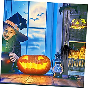 1Pc Halloween Broom Witch Accessories for Women Witch Broom Halloween Kids Broom Props Halloween Wizard Broom Kids Decor Halloween Small Broom Make up Child Costumes Plastic