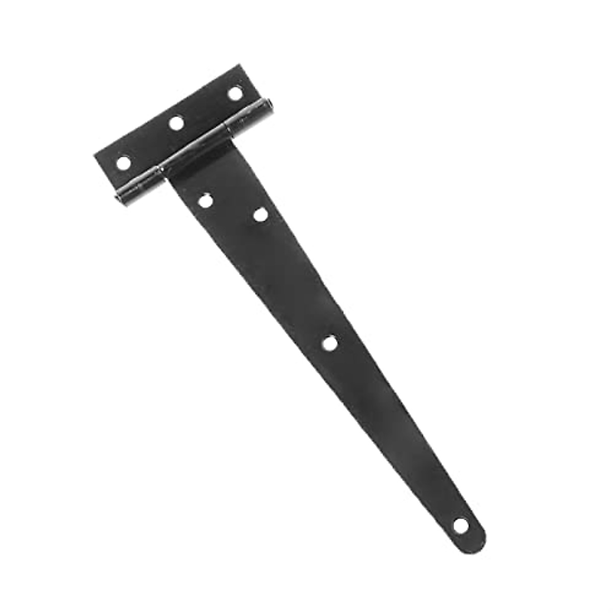 Heavy Duty Hinge,Long Strap T Hinge, 10/12 Inch Heavy Duty Hinges 1pc Black T-Shaped Triangle Hinge Shed Wood Fence Door Hinge Hardware Hinges (Size : 10 Inch) (Size : 10 Inch)