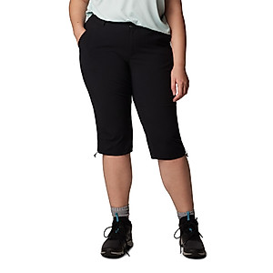 Columbia Women's Saturday Trail II Knee Pant, Water & Stain Resistant Black