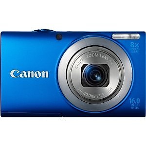 Canon PowerShot A4000 is 16.0 MP Digital Camera with 8X Optical Image Stabilized Zoom 28mm Wide-Angle Lens with 720p HD Video Recording and 3.0-Inch LCD (Blue)