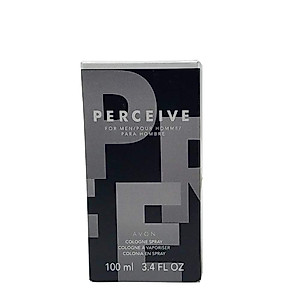 Avon Perceive Cologne Spray for Men 3.4 oz – Fresh Aromatic Scent with Sparkling Citrus, Sage, and Cedarwood – Clean and Long-Lasting Fragrance