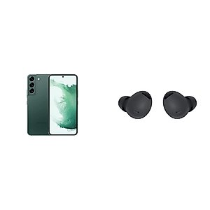 SAMSUNG Galaxy S22 Cell Phone, Factory Unlocked Android Smartphone, 256GB Green Galaxy Buds 2 Pro Wireless Bluetooth Earbuds