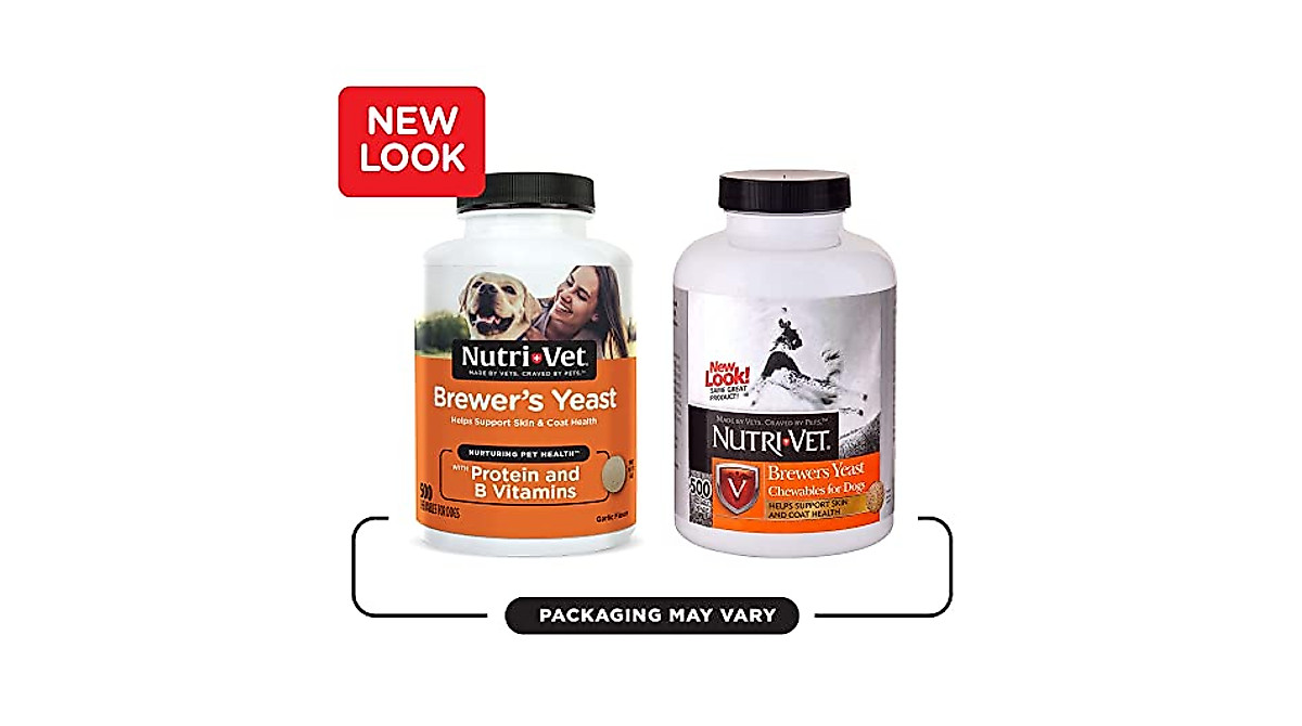 Nutri-Vet Yeast & Garlic Tablets for Healthy Dogs