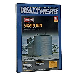 Walthers Cornerstone HO Scale Big Grain Storage Bin Structure Kit
