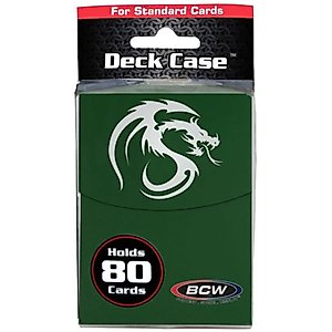BCW 1-DC-GRN Deck Case Green MTG Magic The Gathering Deck