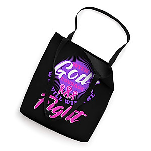 Breast Cancer Awareness Pink Ribbon Christian God Chemo Gift Tote Bag