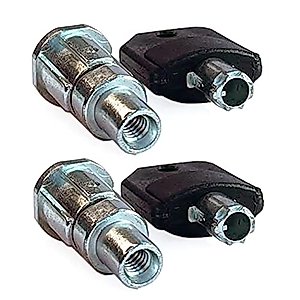 Lock and Key for Classic Gumball Machine - Vending Machines Top Lid Tubular Key Lock for Capsule, Candy, Gumball Vending Machine. Gumball Machine Lock and Key 1/4" Thread (2pc - Key Y3)…