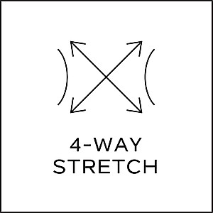 Van Heusen Men's Slim Fit Flex 4-Way Stretch Tech Pant, Black, 32W x 32L