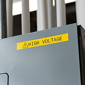 Brady M71C-1000-595-YL BMP71 Tape B-595 Indoor/Outdoor Vinyl Film Size: 1" x 50'YL 1/Each,Yellow