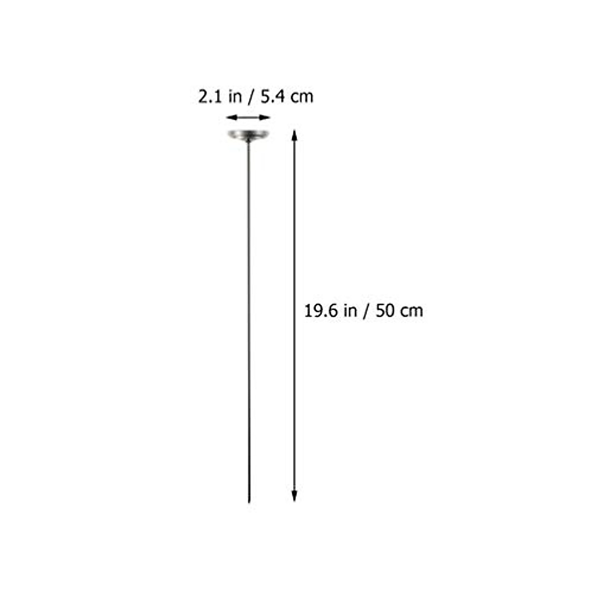DOITOOL Compost Soil, 19.6inch Long Stem Compost Soil, Backyard Soil with Stainless Steel Dial for Composting Bins, Outdoor Gardening and Planting (40-180°F)