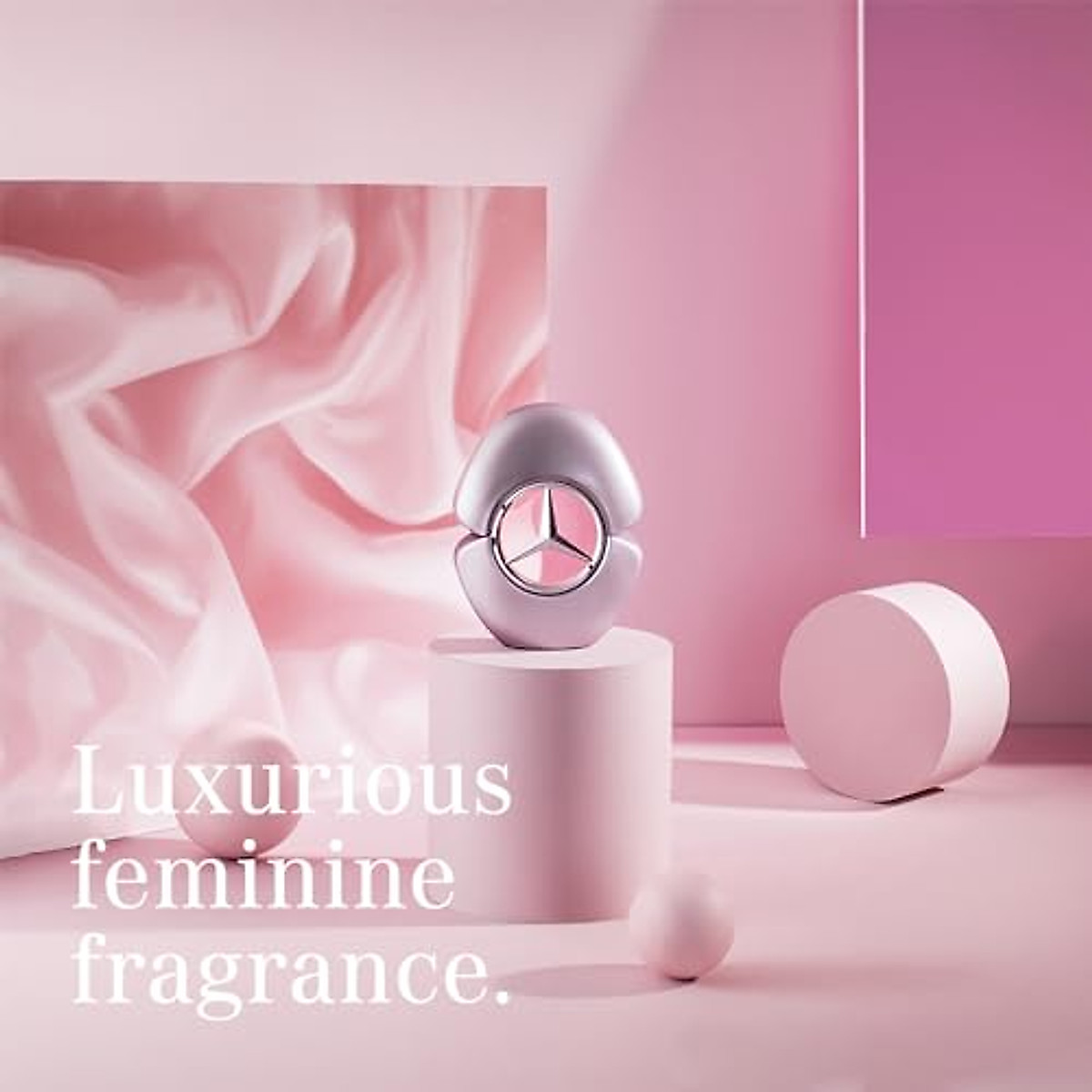 Mercedes-Benz Woman - Elegant Fragrance With Sweet, Floral, Fruity Notes - Mesmerize The Senses With Original Luxury Women's Eau De Toilette Spray - Endless Day Through Night Scent Payoff - 3 OZ
