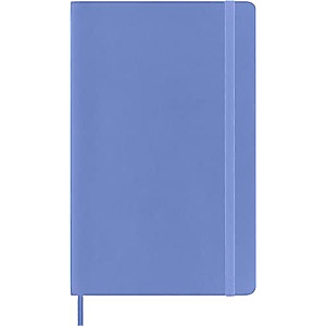 Moleskine Classic Notebook, Soft Cover, Large (5" x 8.25") Ruled/Lined, Hydrangea Blue, 192 Pages