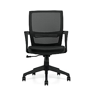 GOF 6FT, 8FT, 10FT Conference Table & Chair (G13026B) Set, Dark Cherry, Espresso, Artisan Grey, Mahogany, Walnut (Chair Only, Black)