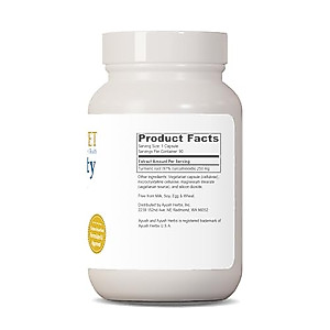 Ayush Pet Mobility, Curcumin Supplement for Healthy Joints, Pure and Powerful Joint, Digestion, and Brain Support, Large or Small Pets, 90 Capsules