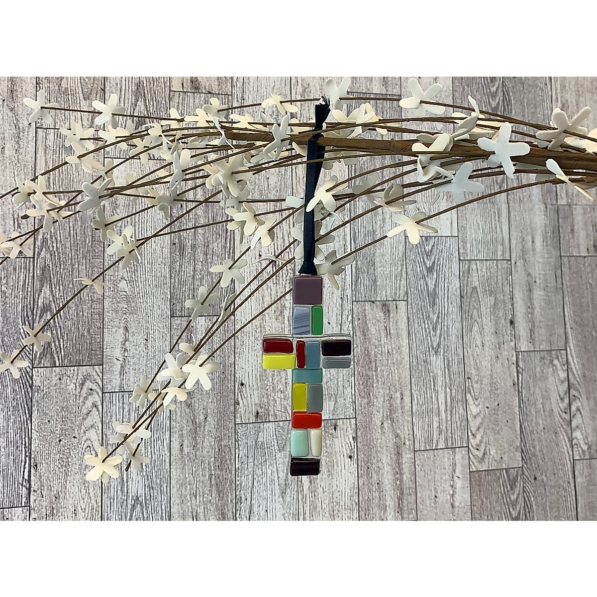 Inspirational Gift: Handmade Mosaic Glass Gift Cross
