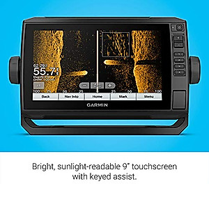 Garmin ECHOMAP UHD 94SV, 9" Keyed-Assist Touchscreen Chartplotter with U.S. BlueChart G3 and GT54UHD-TM Transducer