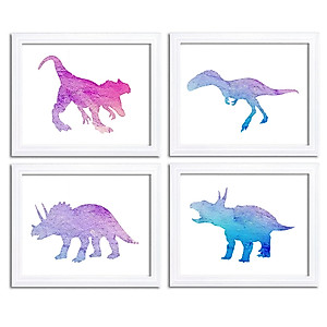 Kyteazr Stencils 30 Pcs 6x6 inch, Reusable & Washable Dinosaurs Stencils for Painting, DIY Crafts, Wall Art and Playtime