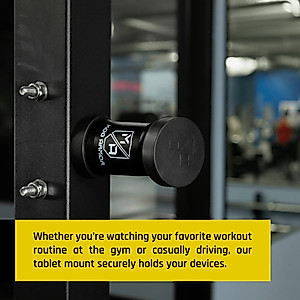 Mob Armor Tabnetic Maxx - Universal Magnetic Tablet Mount for Trucks, Cars, RVs, Heavy Equipment, Adhesive Mounting, Tablet Compatible, Magnetic Phone Mount, Console Accessories