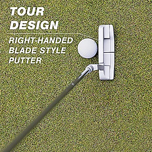 GoSports Classic Golf Putter, Choose Between 2 Way or Blade Putter - 35" Length with Premium Grip