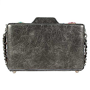 Mary Frances Life in Color Beaded Crossbody Camera Handbag, Multi