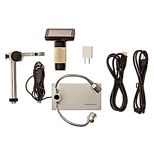 Opti-Tekscope OT-M HDMI Microscope Macro Camera Magnifier | True Digital HD Imaging at 4032 x 3024 Pixel Resolution | 300x Zoom Magnification | Windows 10 Camera App Plug and Play