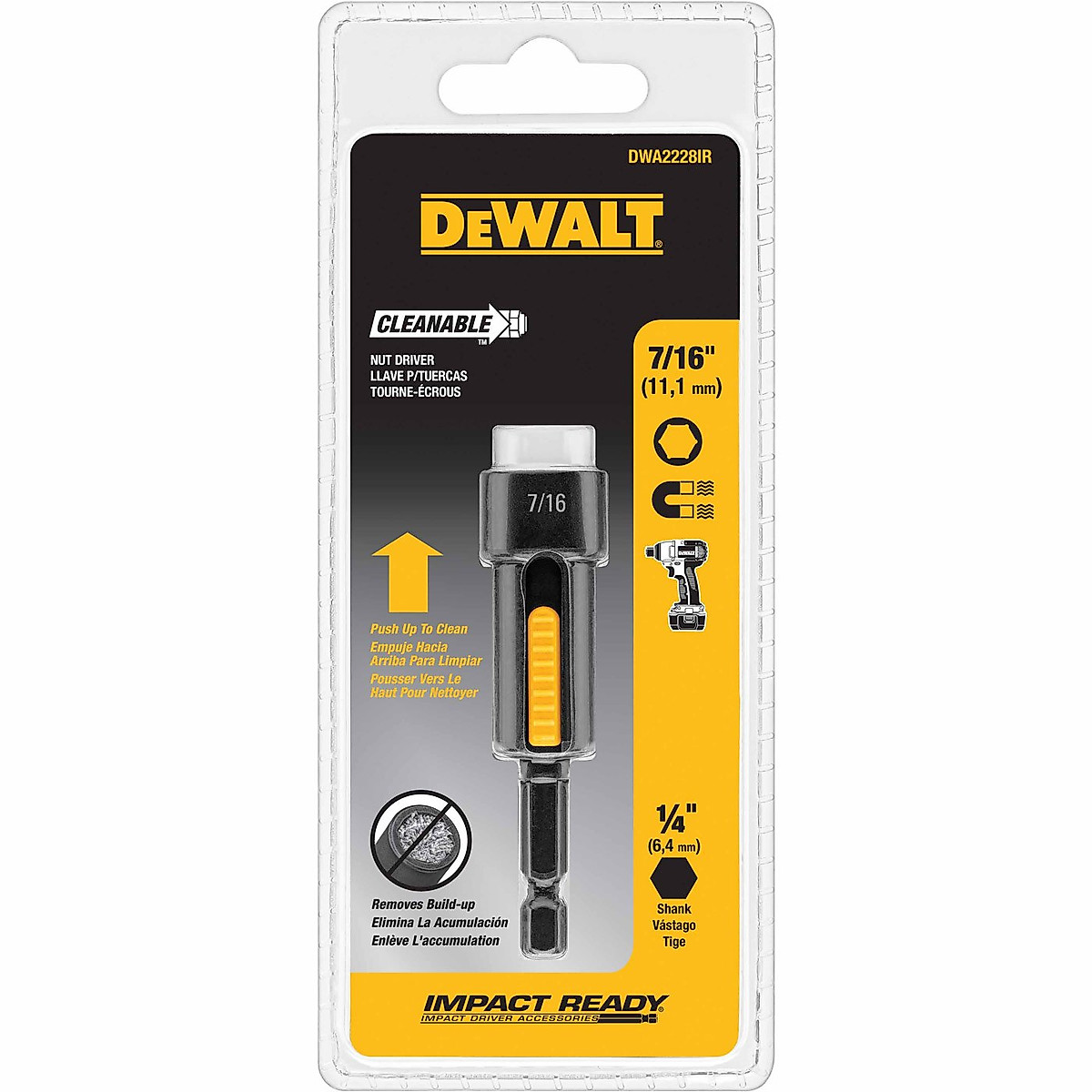 DEWALT DWA2228IR 7/16-Inch Cleanable Nutsetter