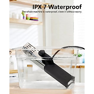 KURSINNA 1000W Sous Vide Machine and 85kPa Vacuum Sealer Machine Combo Pack, Immersion Sous Vide Cooker Circulator with Food Save Vacuum Sealing System