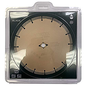 VTXMax VSS 9 inch Dry or Wet Cutting General Purpose Power Saw Segmented Diamond Blades for Concrete Stone Brick Masonry (9")