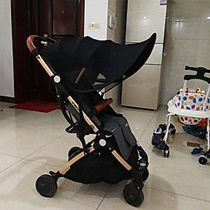 Ridecle Infant Toddler Sun Cover, Baby Stroller Sun Shade, Stroller Sun Cover, Universal Awning with Adjustable Strap, Anti-UV Protection Safety Cart Accessories for Baby