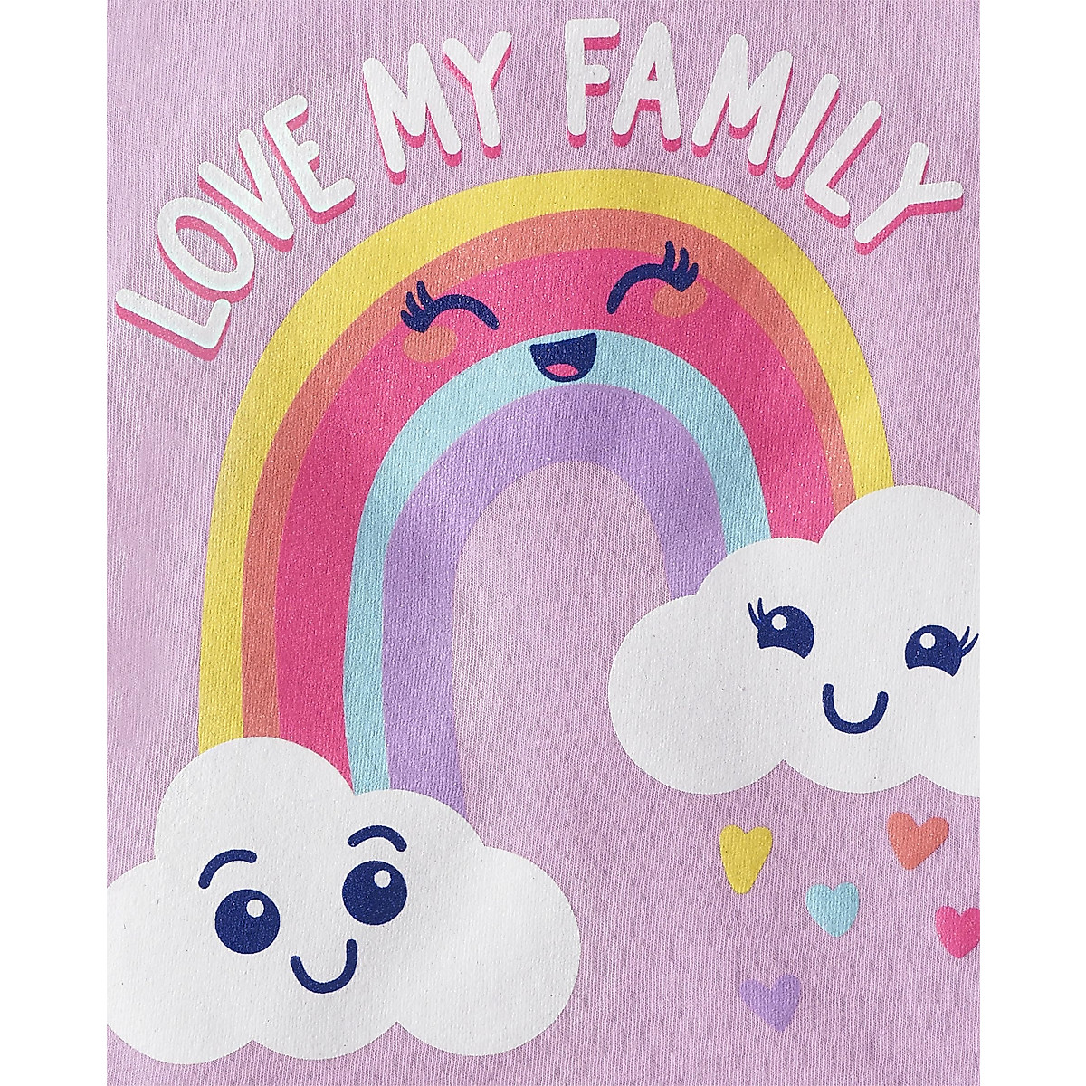 The Children's Place Baby-Girls And Toddler Girls Short Sleeve Graphic T-shirt 3-pack Rainbow/Sun/Star 4T