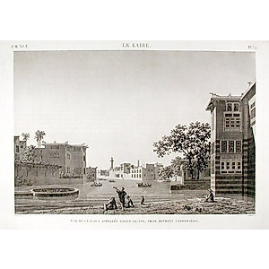 Le Kaire. Vue de la Place Appellee Birket-El-Fyl, Prise Pendant l'Inondation