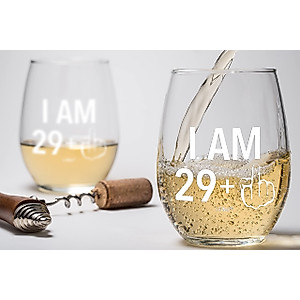 30th Birthday Gifts Wine Glass Men Women | 1994 Birthday Gift for Man Woman turning 30 | Funny 30 th Party Supplies Decorations Ideas | Thirty Year Old Bday | 30 Middle Finger Gag Wine Presents