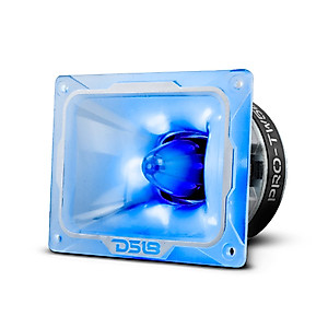 DS18 PRO-TW5L RGB Alluminum Super Bullet Tweeter - 1.5" Voice Coil, Polycarbonate Body and Bullet, 500W Max, 250W RMS, 4 Ohms, Built in Crossover - PRO Tweeters are The Best. 1 Speaker