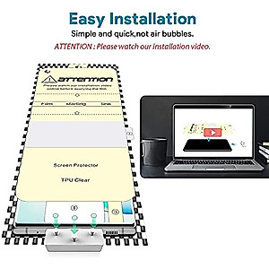 [2+2 Pack] LϟK Compatible for Samsung Galaxy Note 10 Plus 5G, 2 Pack Flexible TPU Screen Protector and 2 Pack Camera Lens Protector, [Fingerprint Available] Locate Tool Precise Alignment Bubble Free