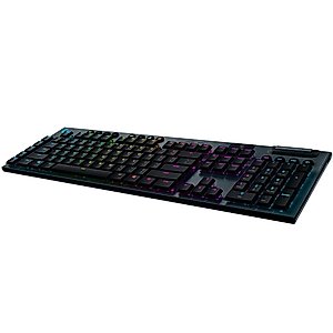 Logitech G915 Lightspeed RGB Mechanical Gaming Keyboard and Logitech G703 Lightspeed Wireless Gaming Mouse Bundle
