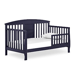 Dream On Me Dallas Toddler Day Bed in Navy Blue, 55x29x31.5 Inch (Pack of 1)
