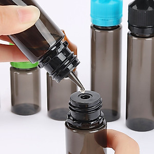 20pcs 30ml Soft PET Unicorn Dropper Bottle Liquid Refill Bottle Liquid Applicator Bottle