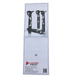 Cross Canada 11-129 Rechargeable Fiber Optic LED Otoscope Diagnostic Set