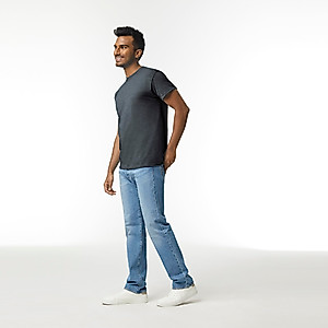 Gildan Adult Ultra Cotton T-Shirt, Style G2000, Multipack, Dark Heather (2-Pack), X-Large